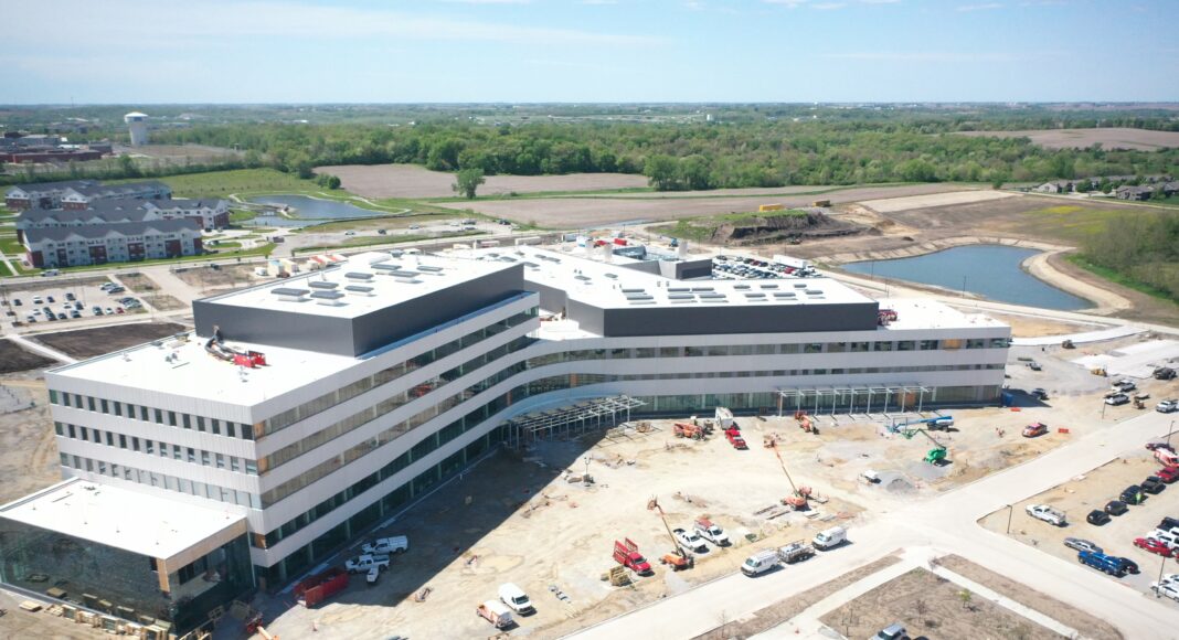 See the progress at the new UIHC campus in North Liberty