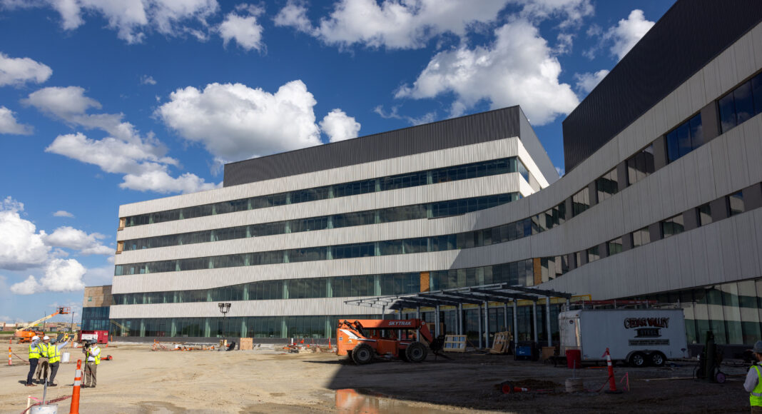 See the progress at the new UIHC campus in North Liberty